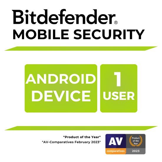 Bitdefender Mobile Security For Android 1 Device Yearly